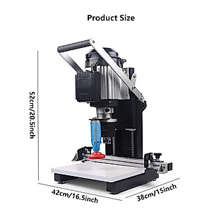 Hinge Drilling Machine, Portable Hand-Held Hinge Drilling Machine, Interior Decoration Cupboard Wardrobe Home Improvement Punching Machine, Woodworking Hinge Drill,2880 RMP/min,Depth 0-40mm,1100W