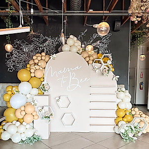 White Balloons Double White Sand Stuffed Balloons White Balloons Different Sizes 18 12 5 Inch for Garland Arch White Balloons Arch Kit For Neutral Baby Shower Bridal Wedding Birthday Party Decor