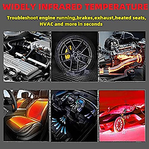 Autel MaxiIRT IR100 Thermal Imaging Camera Auto-Focus for Instant Thermal Imaging Dual Camera Overlay Feature Adjustable Emissivity Five Color Palettes Wi-Fi Image Transfer to PC or Mobile Device