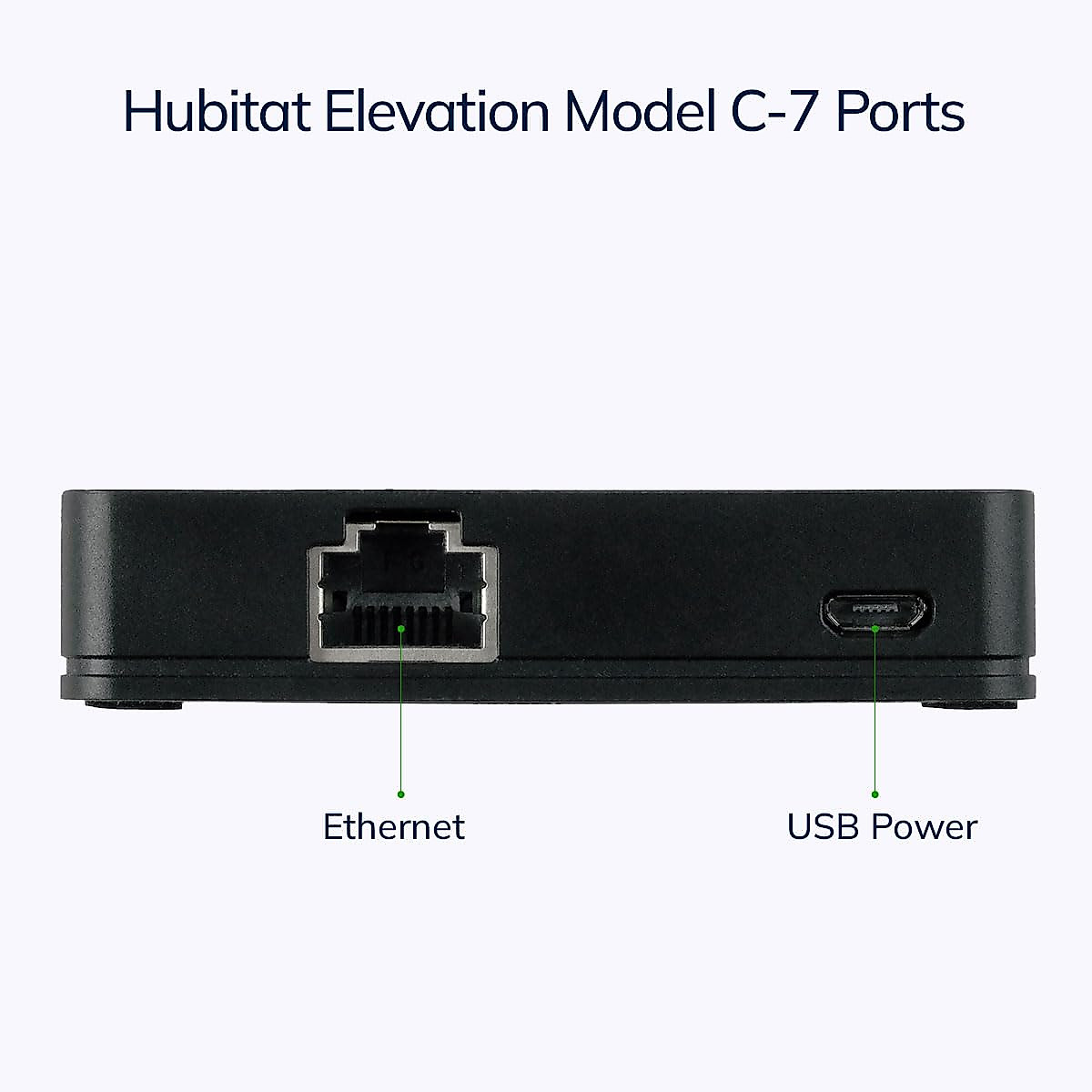 Hubitat Elevation Home Automation Hub (Model C-7) Compatible with Alexa, HomeKit, Google Home, Zigbee, Z-Wave, Lutron