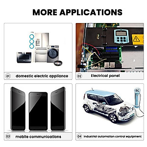 Timebid 2 Pcs 1/3HP 250W Refrigerator Thermal Overload Protectors - Cost-Effective Freezer Compressor Replacement Parts