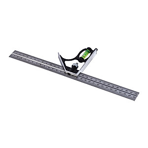 Combination Ruler Adjustable Stainless Steel Multifunctional Combination Try Set Kit Right Angle Ruler GD