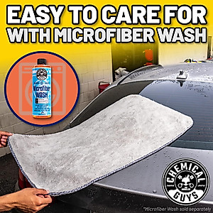 Chemical Guys MIC_1995 Woolly Mammoth Microfiber Dryer Towel, 25" x 36", Gray