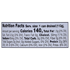 Bumble Bee Prime Solid White Albacore Tuna- Low Sodium in Water, 5 oz Can (Pack of 12) - Premium Wild Caught Tuna - 32g Protein per Serving - Non-GMO Project Verified, Gluten Free, Kosher
