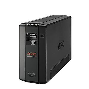 APC 1000VA Smart UPS with SmartConnect, SMT1000RM2UC Rack Mount UPS Battery Backup & UPS 1000VA UPS Battery Backup and Surge Protector, BX1000M Backup Battery Power Supply, AVR