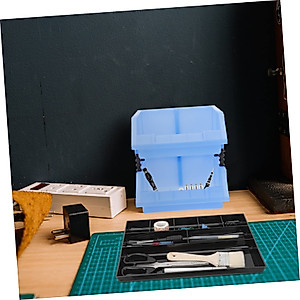 BESTOYARD 3pcs desktop storage box closet organizer under sink organizers and storage organization and storage dresser organizer changing table organizer office plastic trash box drawer