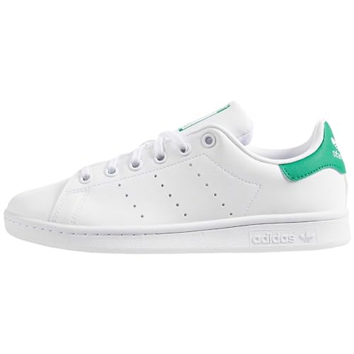 adidas Kids Stan Smith (End Plastic Waste) Sneaker, White/White/Green, 9 US Unisex Toddler