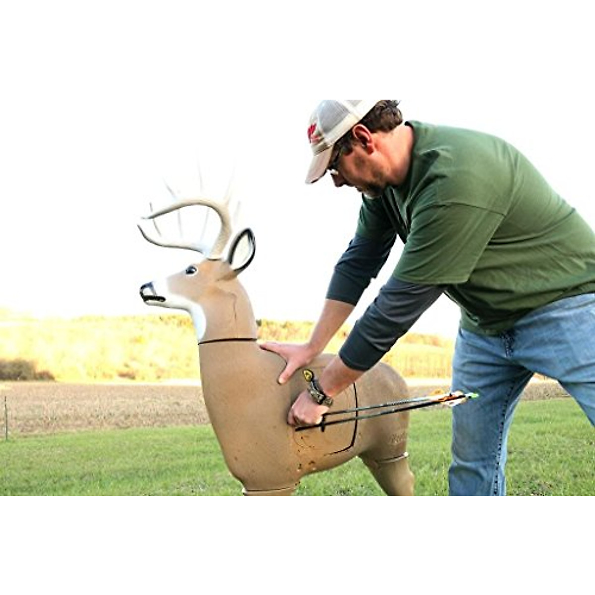 Field Logic GlenDel Crossbow Buck 3D Archery Target with Replaceable Core