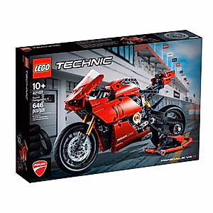 LEGO Technic: Ducati Panigale V4 R 42107 (646 Pieces) 2020 with Valinor Frustration-Free Packaging