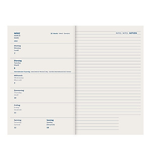Idena 11057-2024 Diary - DIN A6, Cork, 192 Pages, 1 Week on 1 Page, Agenda, Weekly Planner