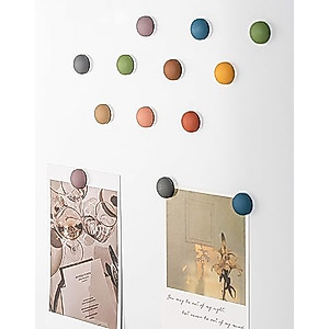 18 PC Cute Magnets, Fridge Magnets, Ultra Strong Magnets, Neutral Color Magnets, Office Magnet, Calendars Whiteboards Maps Arts Decorative Magnets