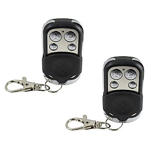 Wireless RF Remote Controller Copy 4 Buttons With Keychain for Electric Gate Garage Door Key Switch Controller