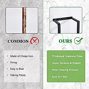 2022 Towel Rack for Bathroom, Bath Towels Storage Holder Wall Mounted, Modern Rolled Folded Towels Organizer, Bathroom Organization, Stainless Steel Metal Washcloths Towels Vertical Shelf (Black)