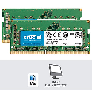 Crucial 8GB Single DDR4 2666 MT/s (PC4-21300) CL19 SODIMM 260-Pin Unbuffered Memory for Mac, CT8G4S266M