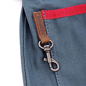 Urban Light Coated Canvas Crossbody Bag (Kale)