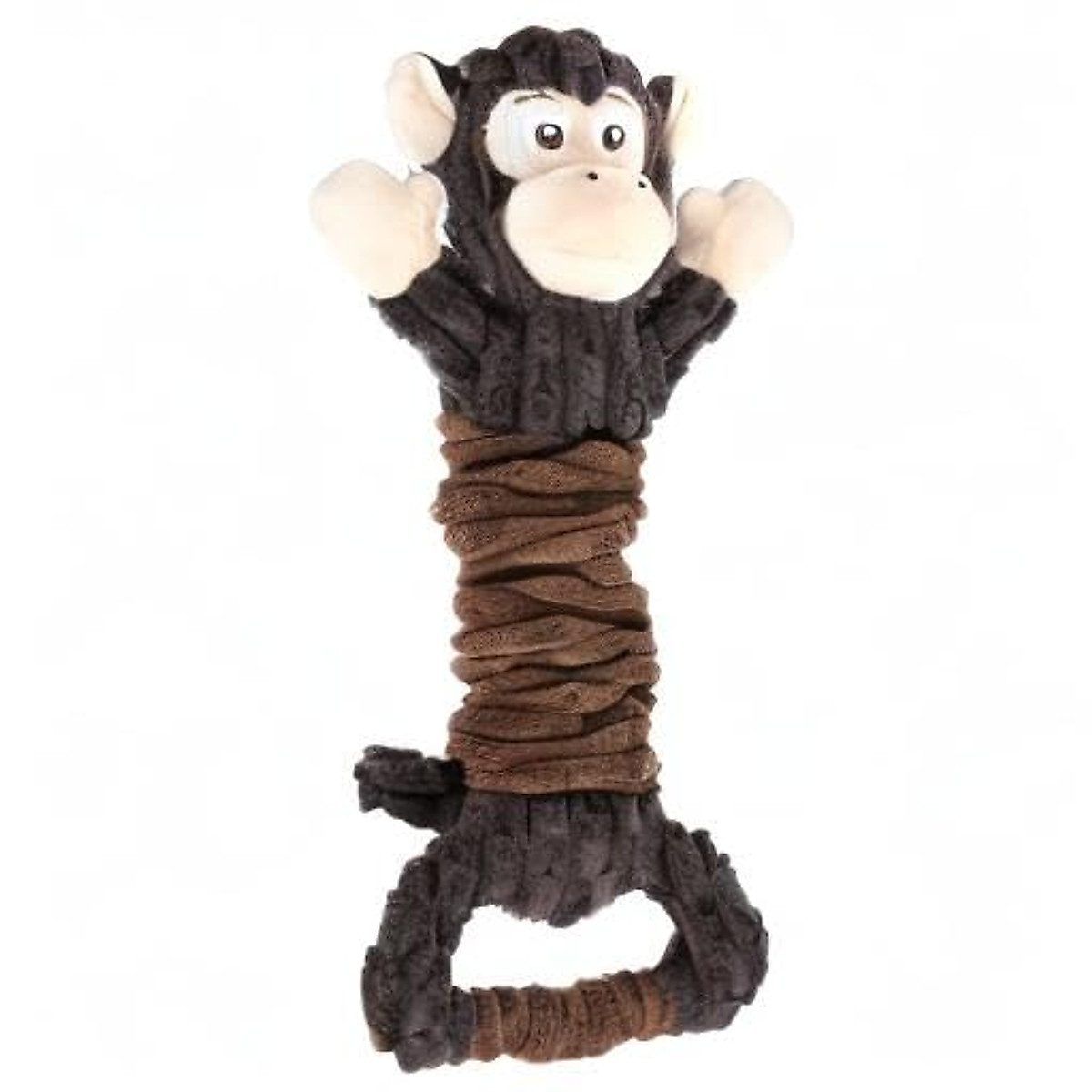 Letsmeet Dog Squeak Toys Plush Dog Toy with Crinkle Paper, Tug of War Pull Interactive Dog Toys for Puppies, Small, Medium, Large Dogs