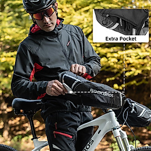 ROCKBROS Bike Handlebar Mittens Winter Extreme Cold Weather Mountain Commuter MTB Fat Bike Bar Covers Cyclist Pogies Mitten