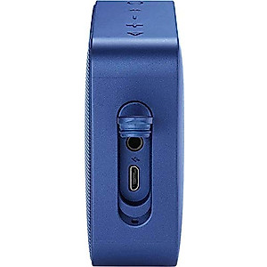 JBL GO2 Portable Bluetooth Speaker with Rechargeable Battery, Waterproof, Built-in Speakerphone, Blue