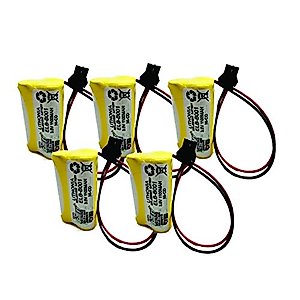 5PC Lithonia ELB B001 Replacement Emergency Light Battery