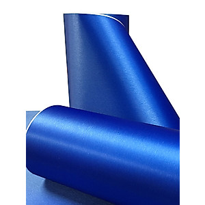 Brushed Blue Metal - Air Release Vinyl Decal Mod Skin Kit by System Skins - Compatible with PlayStation 5 Console (PS5)