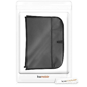 kwmobile Cover Compatible with 2 Slice Toaster - Plastic Case for Bread Toaster Machine- Dark Grey