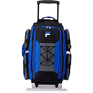 Fila 22" Lightweight Carry On Rolling Duffel Bag, Blue, One Size