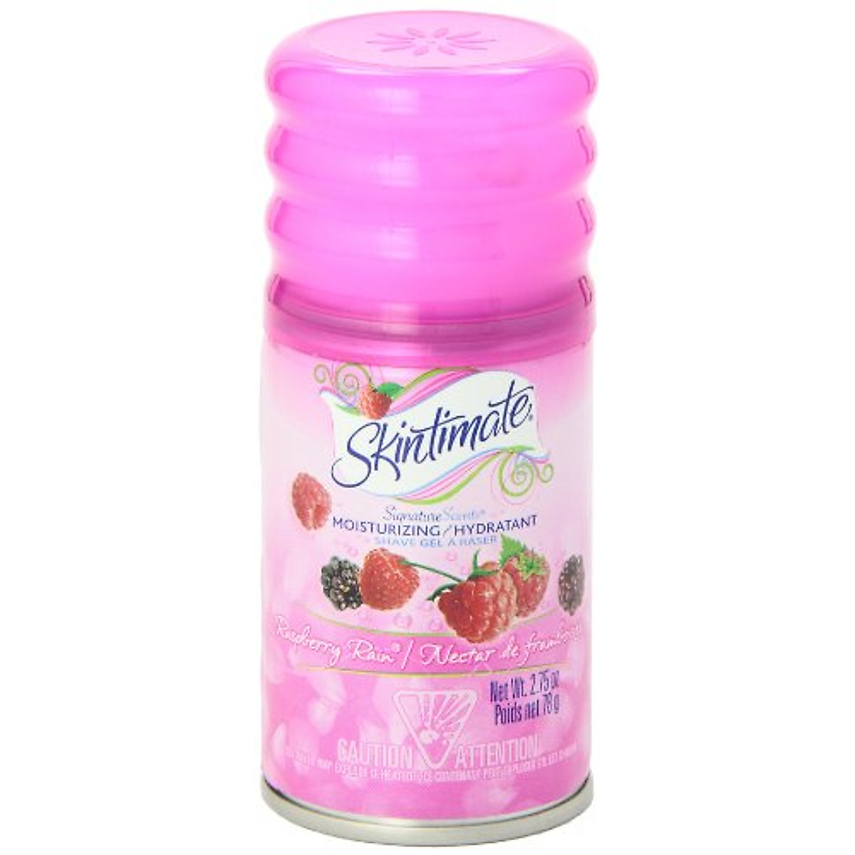 Skintimate Signature Scents Moisturizing Shave Gel for Women Raspberry Rain with Vitamin E and Olive Butter - 2.75 Ounce(Packaging May Vary)