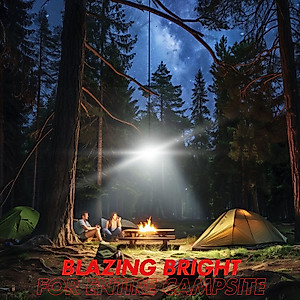 SUBOOS Gen 2 Pro LED Camping Lantern Rechargeable, Tent Light 300LM with Angles Adjustable, 5 Light Modes, 200h Runtime, 5200mAh, for Camping, Hiking, Hurricane, Emergency, Outage