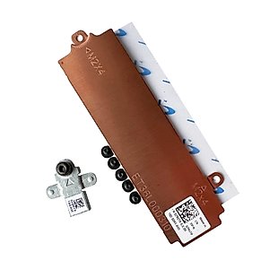 M.2 2280 SSD Thermal Pad Kit Replacement for Dell G15 5520 5510 5511 5515 Bracket Shield 29GT8 Heatsink Caddy X8MY9