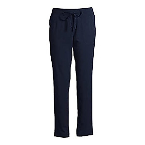 Athletic Work Women's Core Knit Pants (Large Petite, Blue) 12-14 Petite