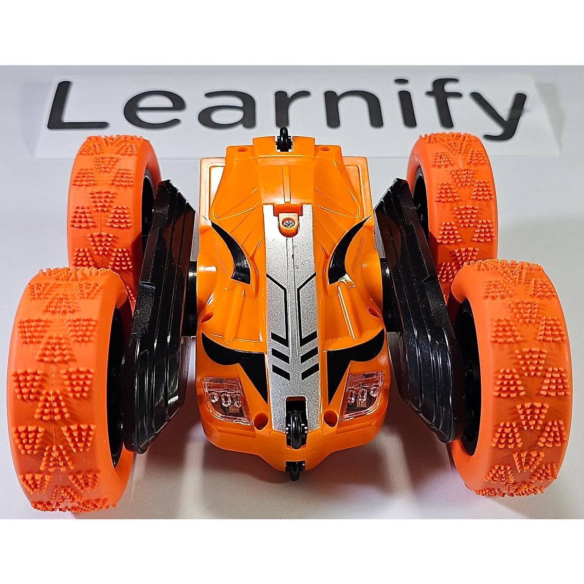 Double Sided 4WD 2.4 Ghz Remote Control RC Stunt Car Orange