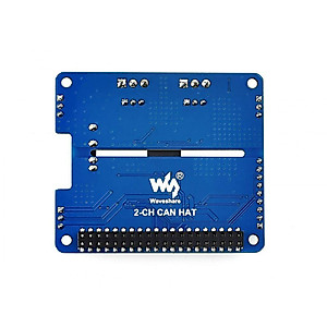 Coolwell Waveshare 2-Channel Isolated CAN Bus Expansion HAT for Raspberry Pi Series Boards MCP2515 + SN65HVD230 Dual Chips Solution Multi Allows 2-CH CAN Communication