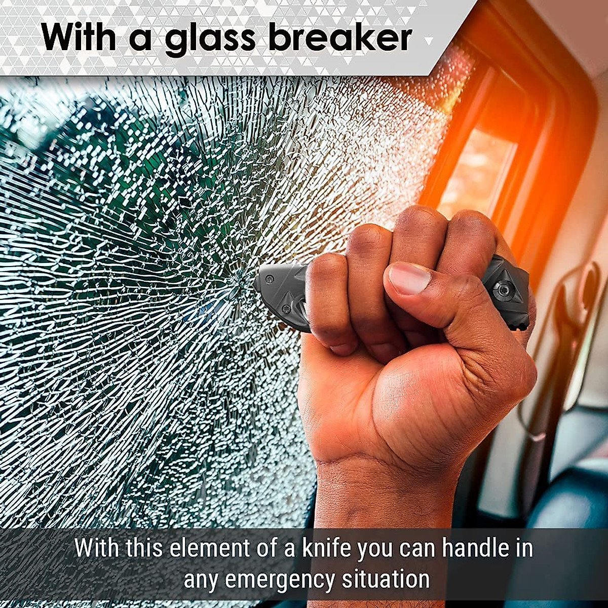 Bundle of 2 items - Grand Way Hunting Folding Knife with Rosewood Handle - Black Pocket Knife - Serrated Sharp 3,5" Blade Folding Knives - EDC Pocket Knife - Foldable Long Blade- Birthday Gifts