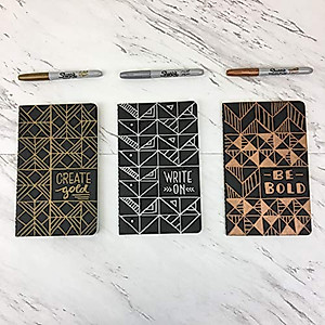 SHARPIE Permanent Markers | Fine Tip | Assorted Metallic Colours | 3 Count