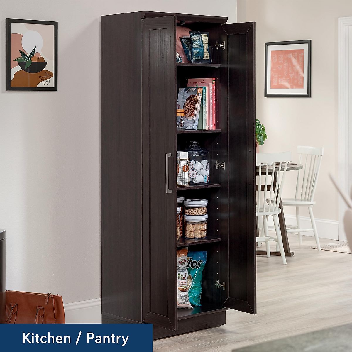 Sauder HomePlus Storage Cabinet, Dakota Oak finish