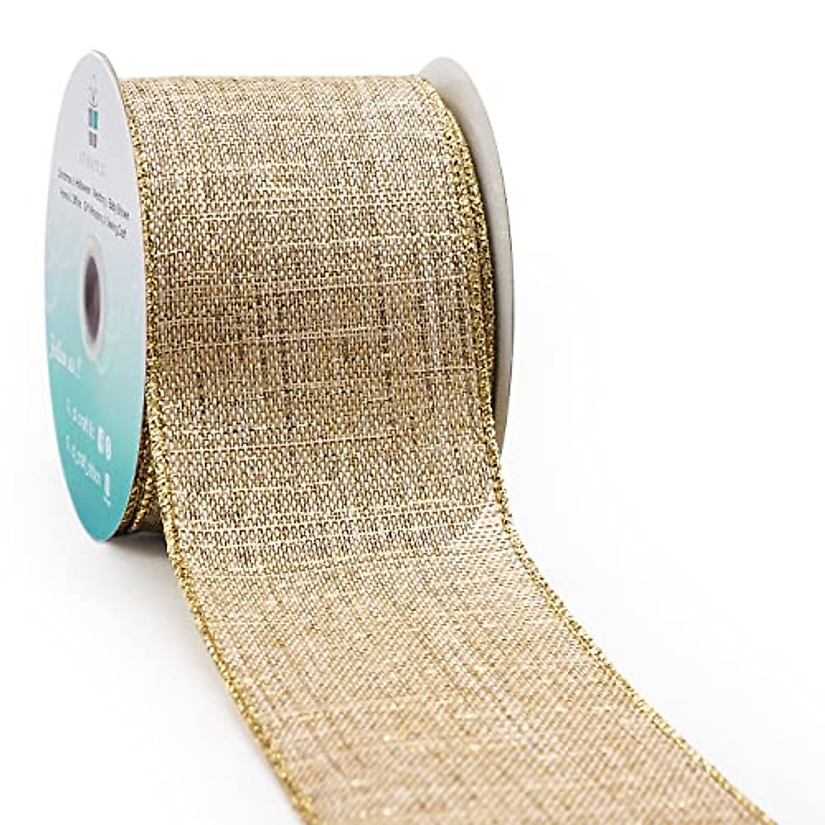 CT CRAFT LLC Orange Satin with Spider Wired Ribbon 2.5 Inch x 10 Yards for Halloween Home Decor Tree Topper Bow Gift Wrapping DIY Crafts Wreath Garland