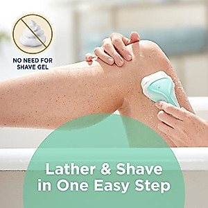 Schick Intuition Razors for Women with Sensitive Skin | 1 Razor & 2 Intuition Razor Blades Refill with Organic Aloe