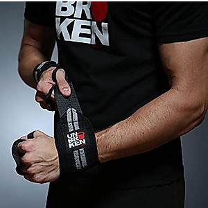 Professional Crossfit Specific Weightlifting Heavy Duty Gloves with Wrist Straps, Protect Your Hands and Get the Most From Your Lifts, Presses, Gymnastics Rings, Pull-ups (black, S/M)