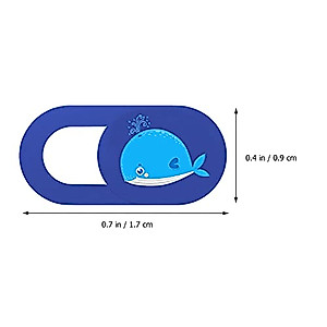 OSALADI Camera Slide Computer Stickers Computer Stickers Computer Stickers 6Pcs Marine Animal Pattern Adhesive Webcam Cover Tablet Phone Computer Camera Cover Pc Camera Pc Camera