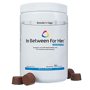 Revival Animal Health Breeder's Edge in Between for Him, Male Multivitamin for Med/Lg Dog- 90 ct