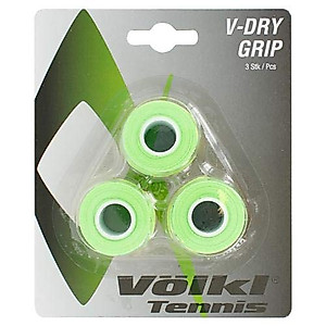 V-Dry Grip | Overgrip | High Performance Tennis Grip (Black, 3-Pack)