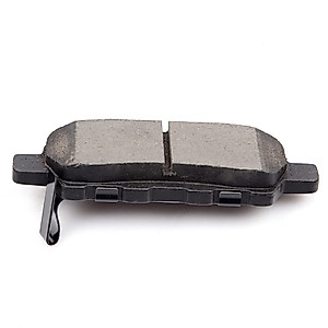 ALEGE Rear 2PCS Discs Brake Rotors 4PCS Ceramic Brake Pads Kits Replacement for 2003-2007 2009-2018 for Murano 4door Sport Utility 3.5L,Fit for 120.42078