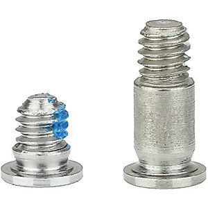 Willhom Bottom Case Screws (Pentalobe P5) 6 pcs Replacement for MacBook Pro 13" (2016-2017) A1706 (2018-2019) A1989 (Silver)