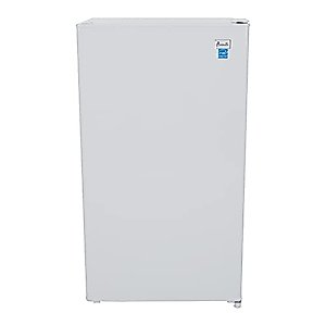 Avanti AVARM3306W Mini Fridge Compact Refrigerator for Home Office or Dorm, Manual Defrost with Reversible Door, Energy Star Rated, White