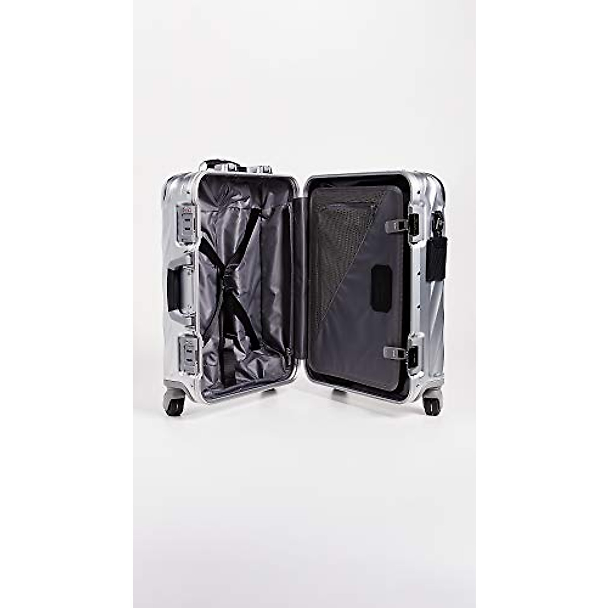 TUMI 19 Degree Aluminum Continental Carry On Suitcase, Silver, One Size