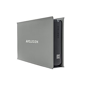 Avolusion PRO-5X Series 8TB USB 3.0 External Gaming Hard Drive Works for PS4 Original, Slim & Pro (Grey)