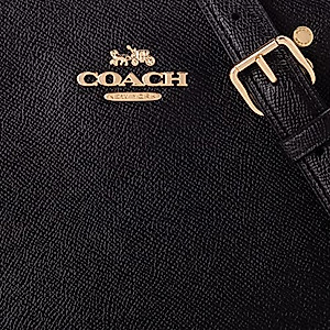 Coach Women's Lillie Carryall Top Handle Satchel Bag (Black)