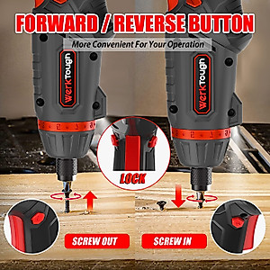 hyperpower S025 4V Cordless Screwdriver,230RPM, 2.0A Battery Electric Screwdriver With LED Light, 54pcs CRV Bits in Deluxe Transparent Box