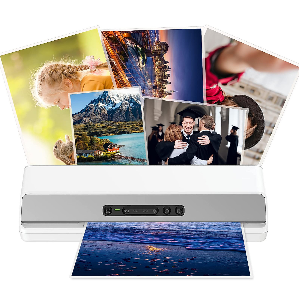 MFLABEL Thermal Laminating Pouches, 8.9 x 11.4-Inches, 3 mil Thick, 200-Pack