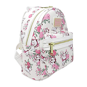 Loungefly Disney The Aristocats Marie Floral Allover-Print Mini Backpack WDBK0335